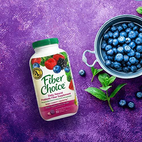 Fiber Choice Bone Daily Prebiotic Fiber Chewable with Calcium & D ...