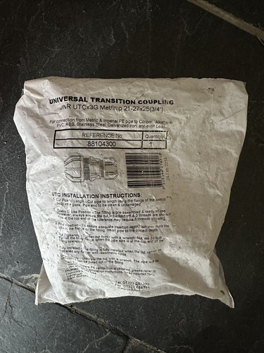 Philmac Universal Transition Coupling 25mm MDPE pipe x 21 - 27mm other ...