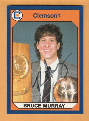 Bruce Murray Clemson Tigers AUTO Signed 1990 Card Germantown Maryland | eBay