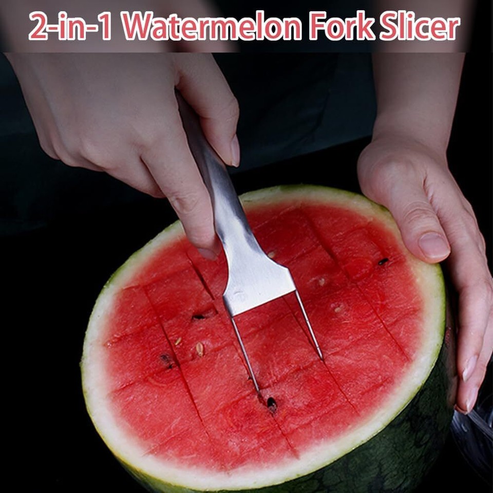 Watermelon Slicer Cutter Knife Server Corer Scoop Kitchen Knife Tools ...