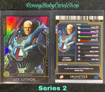 Injustice Arcade GEM MINT Series 2 Card 24 Insurgency Lex Luthor ...