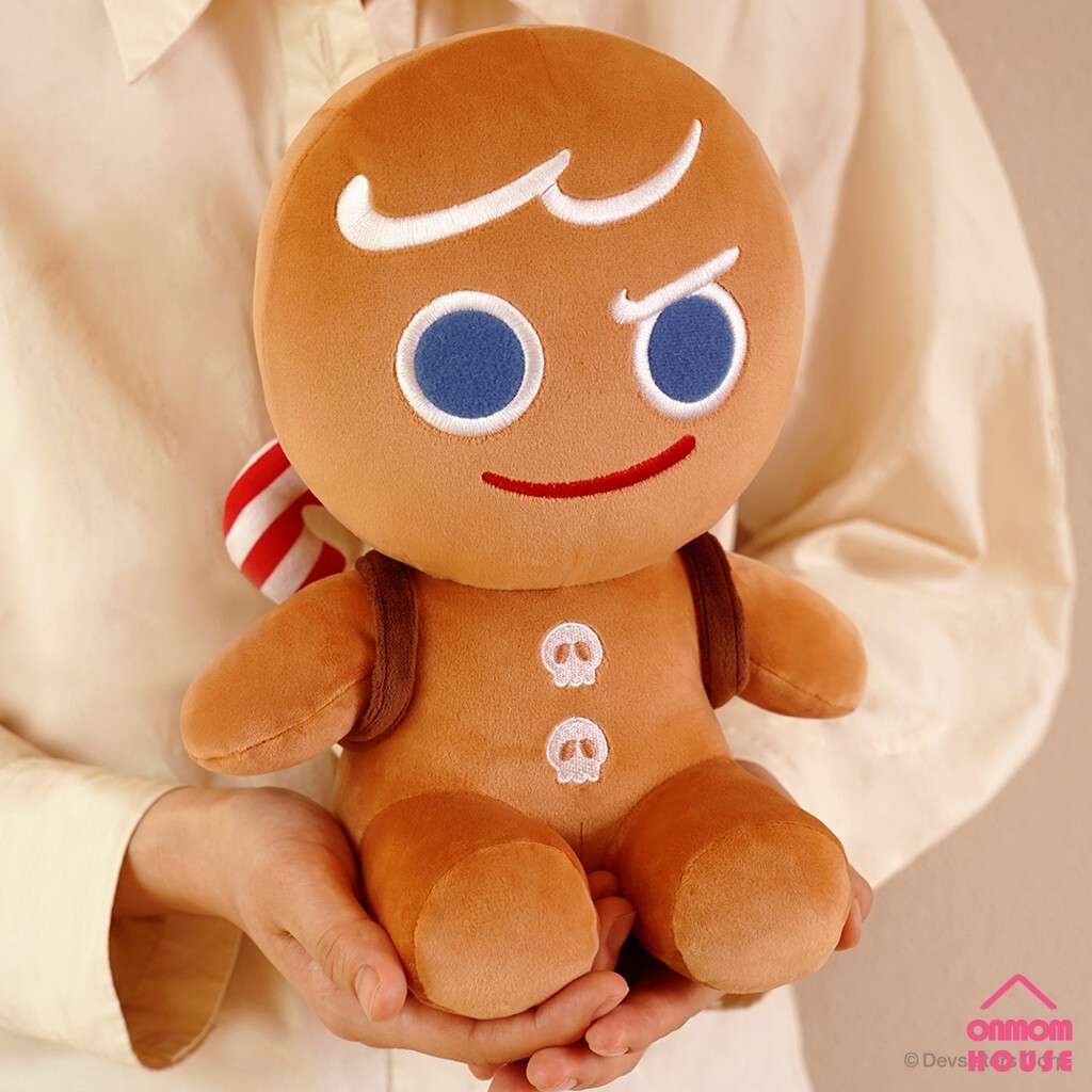 Cookie Run Kingdom GINGER BRAVE Basic Official Plush Doll 10" Korean ...