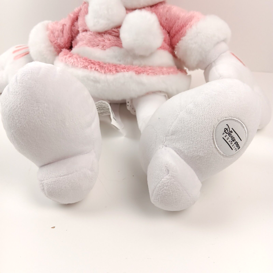 Disney Store Minnie Mouse Plush 16" Pink Winter Holiday Pastel Snow ...