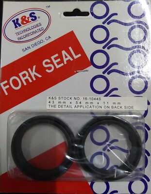 HONDA RVT RC51 1000R 2000-2006 FORK SEALS 43MMX54MMX11MM 16-1044S | eBay