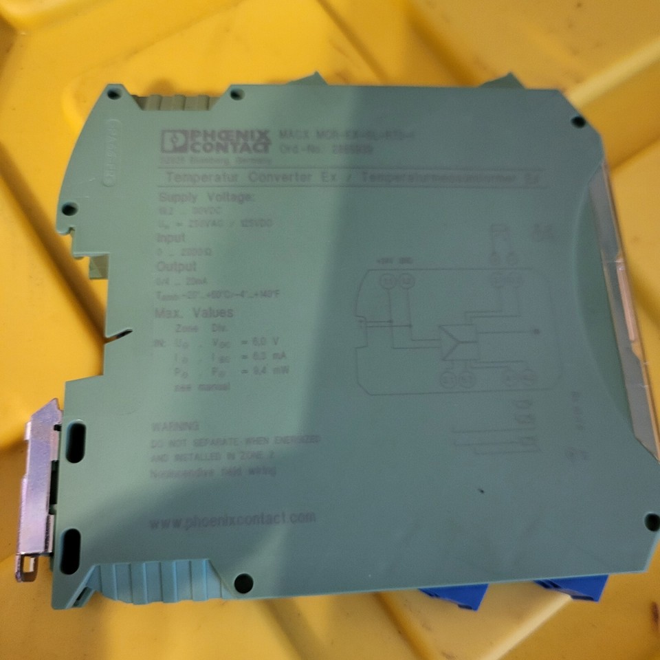Phoenix Contact 2865573 MACX MCR-EX-SL-RPSSI-I Power/Input Isolating ...