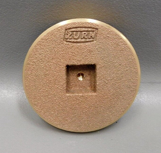 Zurn Floor Clean Out Cover Plug Nickel Bronze 4" 55637-009 | eBay