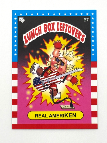 SSFC Lunch Box Leftovers WWF Wresting BONUS CARD #B7 REAL AMERIKEN Hulk ...