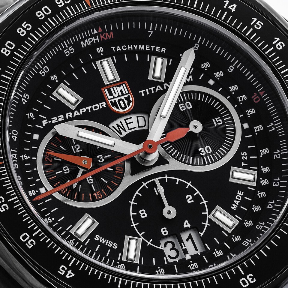 Luminox Men's XA.9272 F-22 Raptor 44mm Quartz Watch | eBay