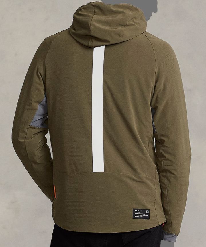 $598 Polo Ralph Lauren Men's Green RLX Stretch Ripstop Hooded Coat ...