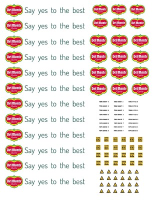 HO Scale Container Decals. " Del Monte " | eBay