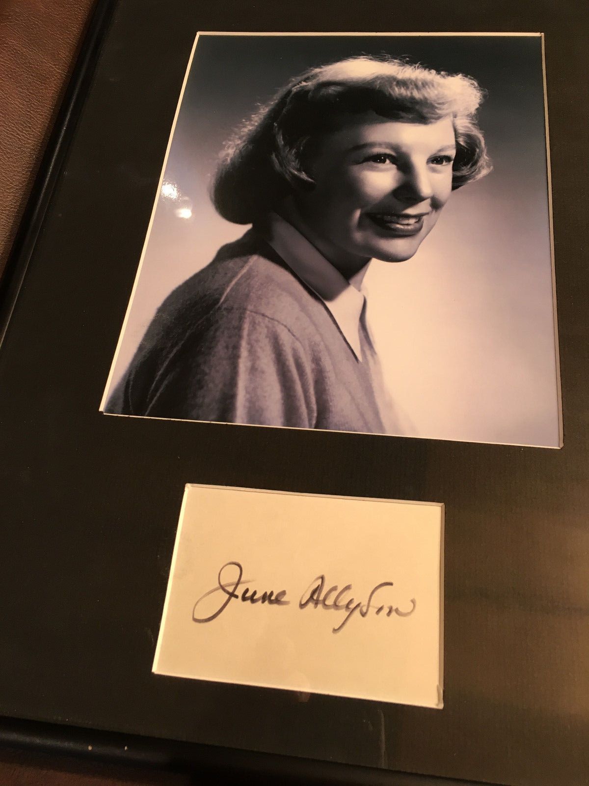 JUNE ALLYSON Signed Original Autographed 12x16 Photo COA #2 | eBay
