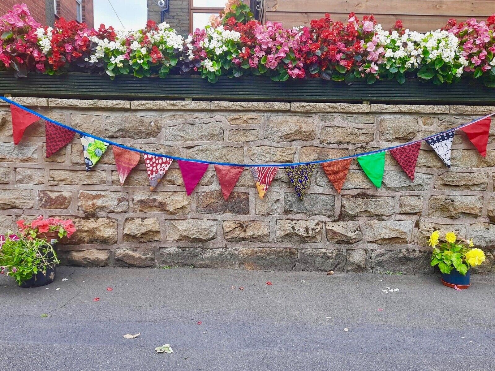 Indian Vintage Silk Sari Bunting Boho Garland Tea Party Banners X mas ...