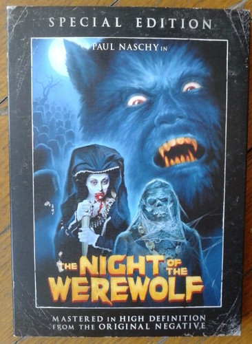 The Night Of The Werewolf Paul Naschy R0 DVD Spanish Werewolf Horror ...