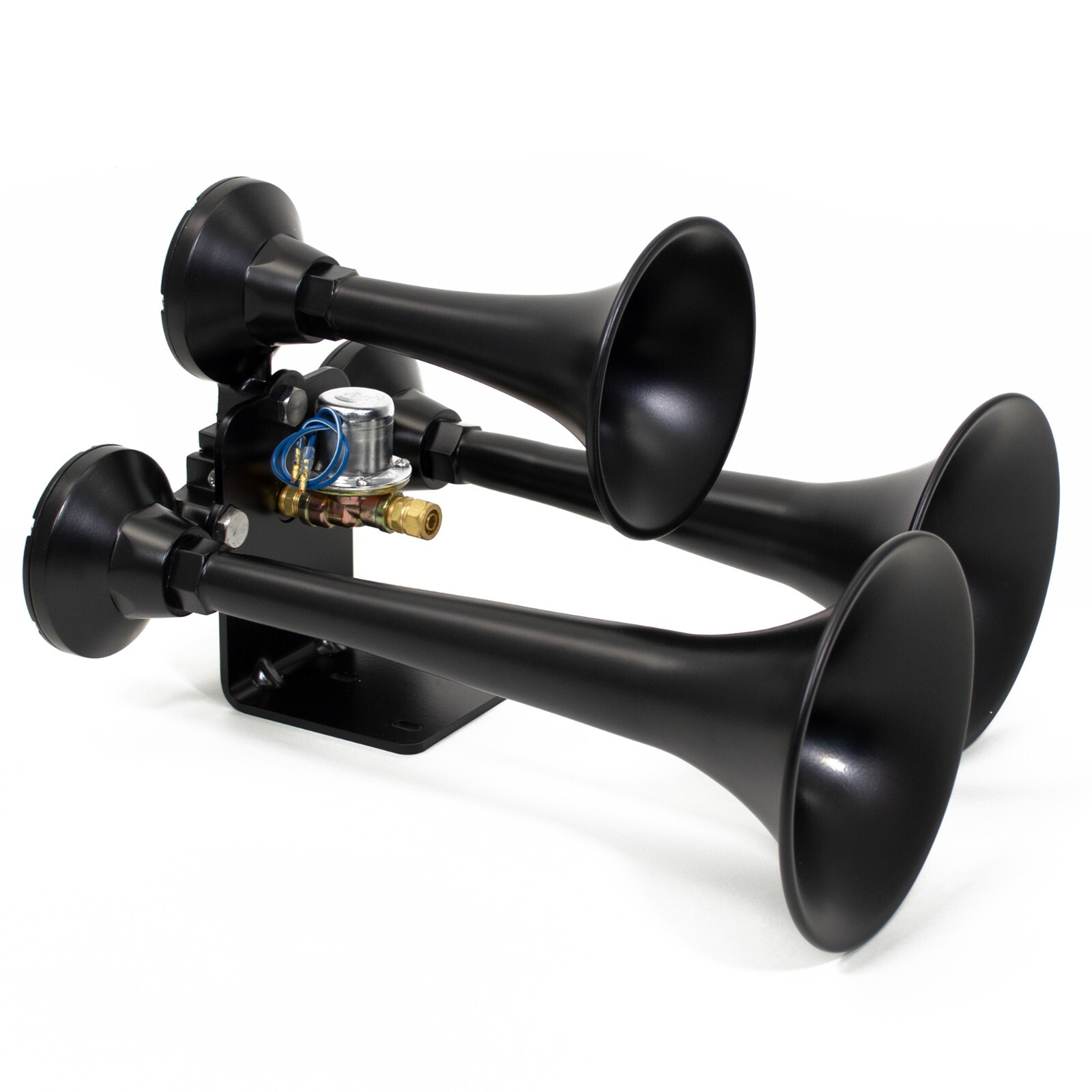 HornBlasters Outlaw Black 228H Loud Train Horn Kit for Truck with ...