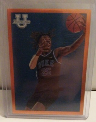 Mark Mitchell 2009 Orange /25 2022-2023 Bowman Chrome U Duke Blue ...