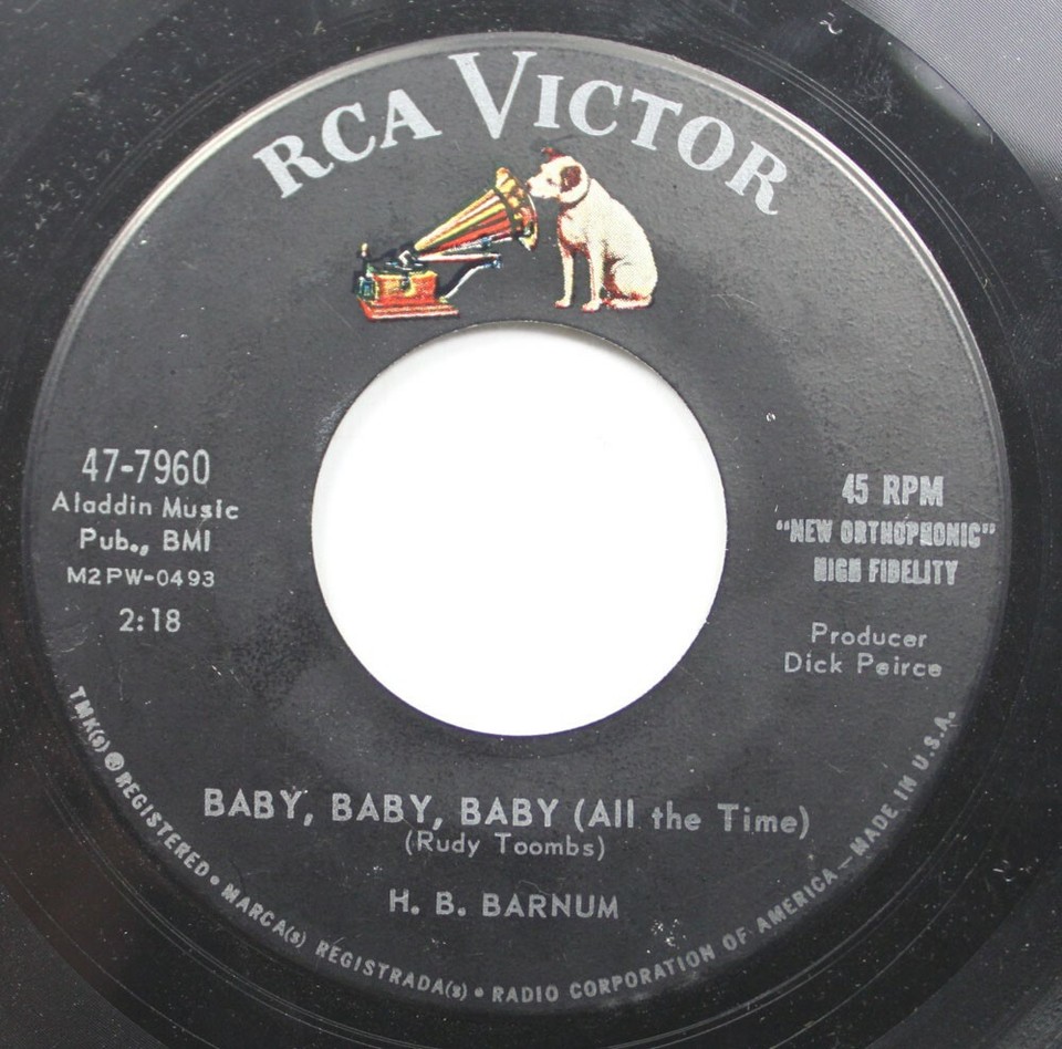 50S 60S 45 H. B. Barnum - How Many More Times / Baby, Baby, Baby (All ...