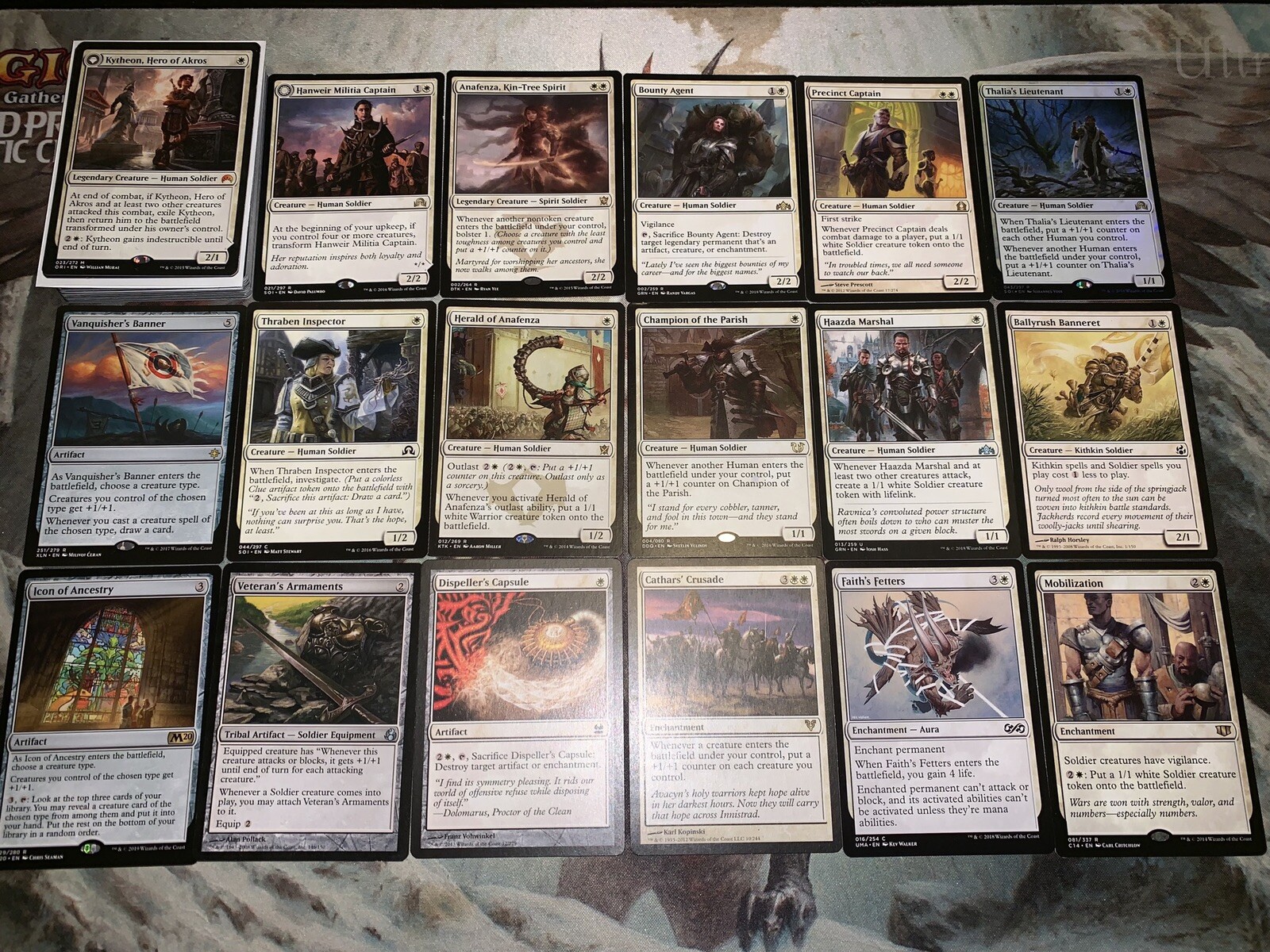 Mtg Full EDH Deck - Kytheon, Hero of Akros Soldiers - Lots of Rares ...