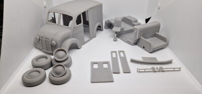 3D Printed Divco delivery truck custom code 3 van kit 1/18 1:18 | eBay