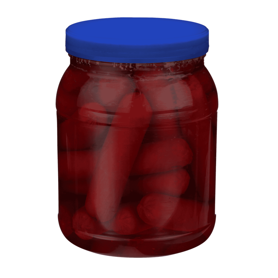 Ready To Eat Red Hots Pickled Sausage 32oz Jar Slow smoked Pickled ...