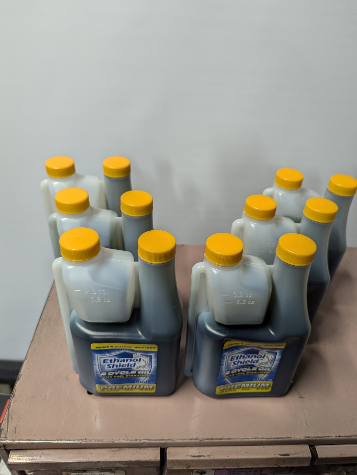 Ethanol Shield 2 cycle oil + Fuel Stabilizer Six Pack 16oz 36 Gallons ...