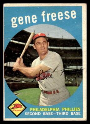 1959 Topps Gene Freese #472 Philadelphia Phillies Baseball Card | eBay