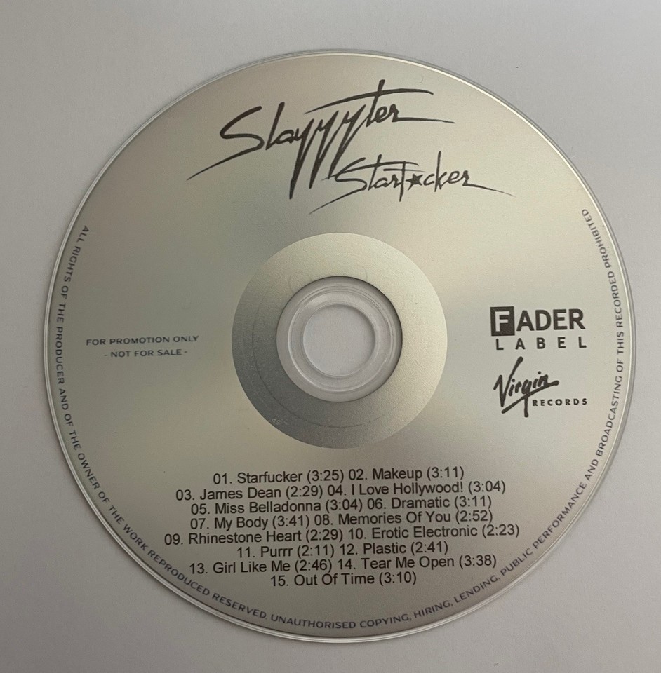 Slayyyter – STARFUCKER (Deluxe) | Album Promo CD 15 Tracks | eBay Australia