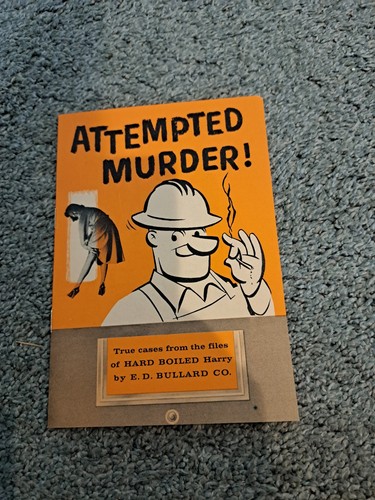 Vintage E. D. Bullard Company Hard Boild Hard Hats Attempted Murder ...