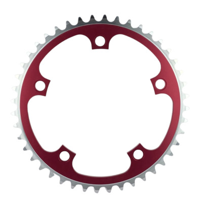 ProBMX Pro Class Style Chainring - Red - 130 BCD- Old School Retro BMX ...