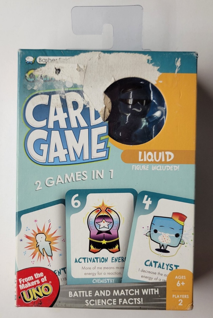 Basher Science Chemistry Card Game 2 Games in 1 Mini Figure for sale ...