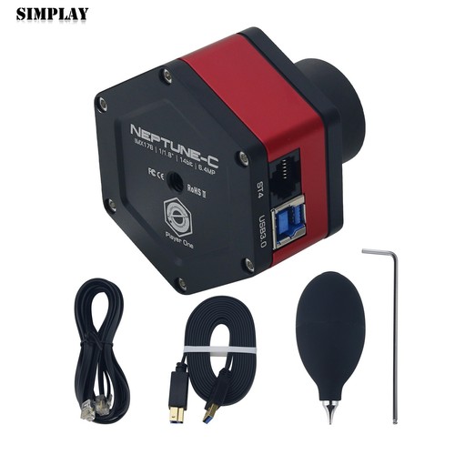 Player One Neptune-C (IMX178) 6.4MP USB3.0 Color Camera for Lunar ...