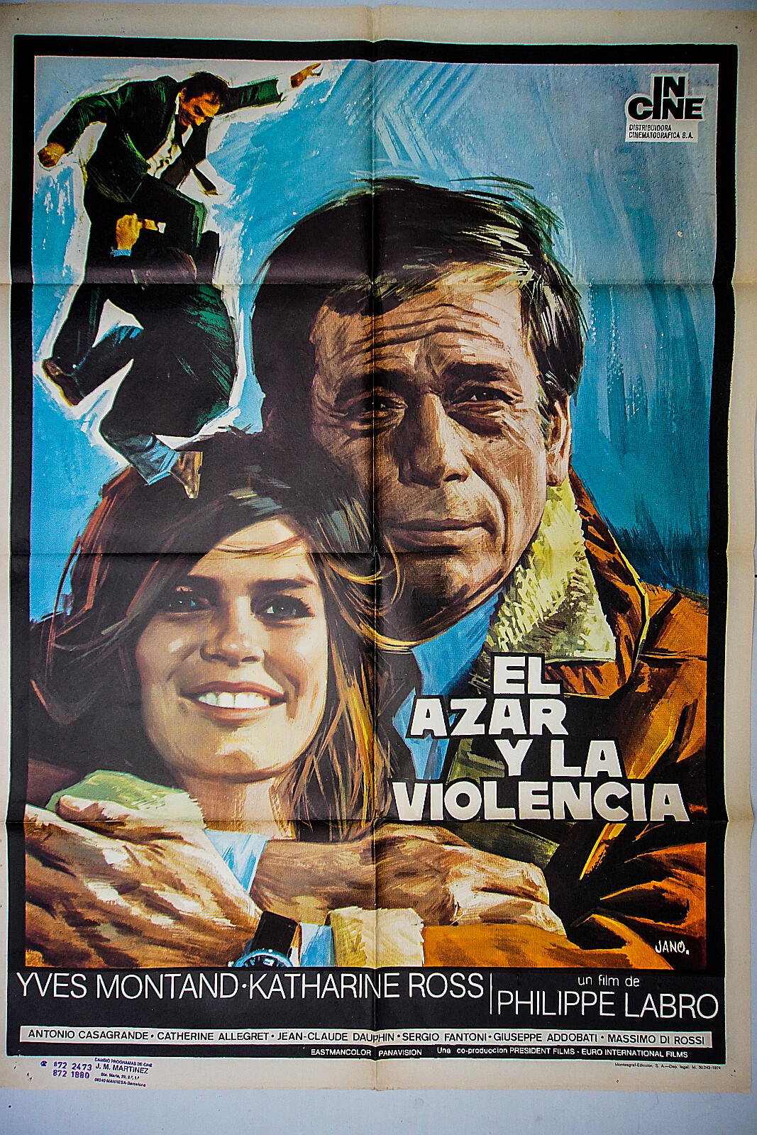 EL AZAR Y LA VIOLENCIA -- Poster Cartel de Cine | eBay