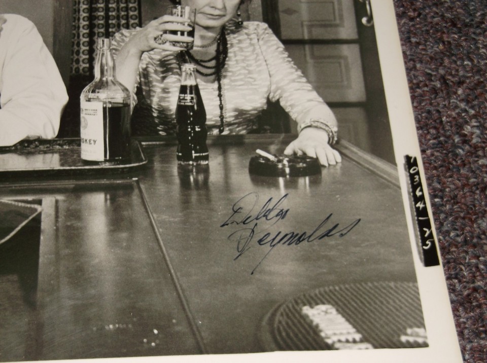 Debbie Reynolds signed autograph vintage 1960 movie still The Rat Race ...