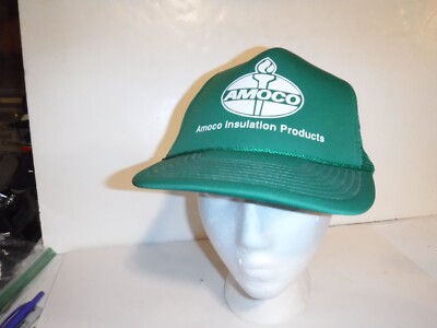 NEW Vintage Amoco Insulation Products men's snapback trucker mesh hat ...