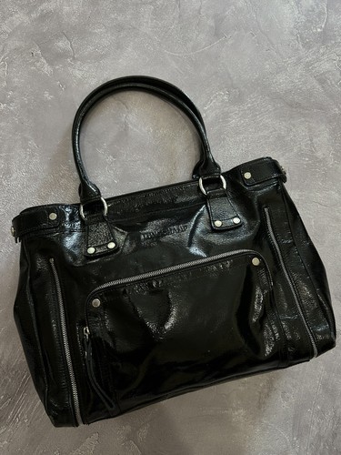 Women's LONGCHAMP Rodeo Luxe Patent Leather Y2K Zipped Hand Bag ...