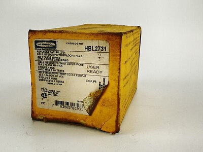 Hubbell Insulgrip Locking Plug Twist Lock NEMA L16-30P 30A 480V 3-Phase ...