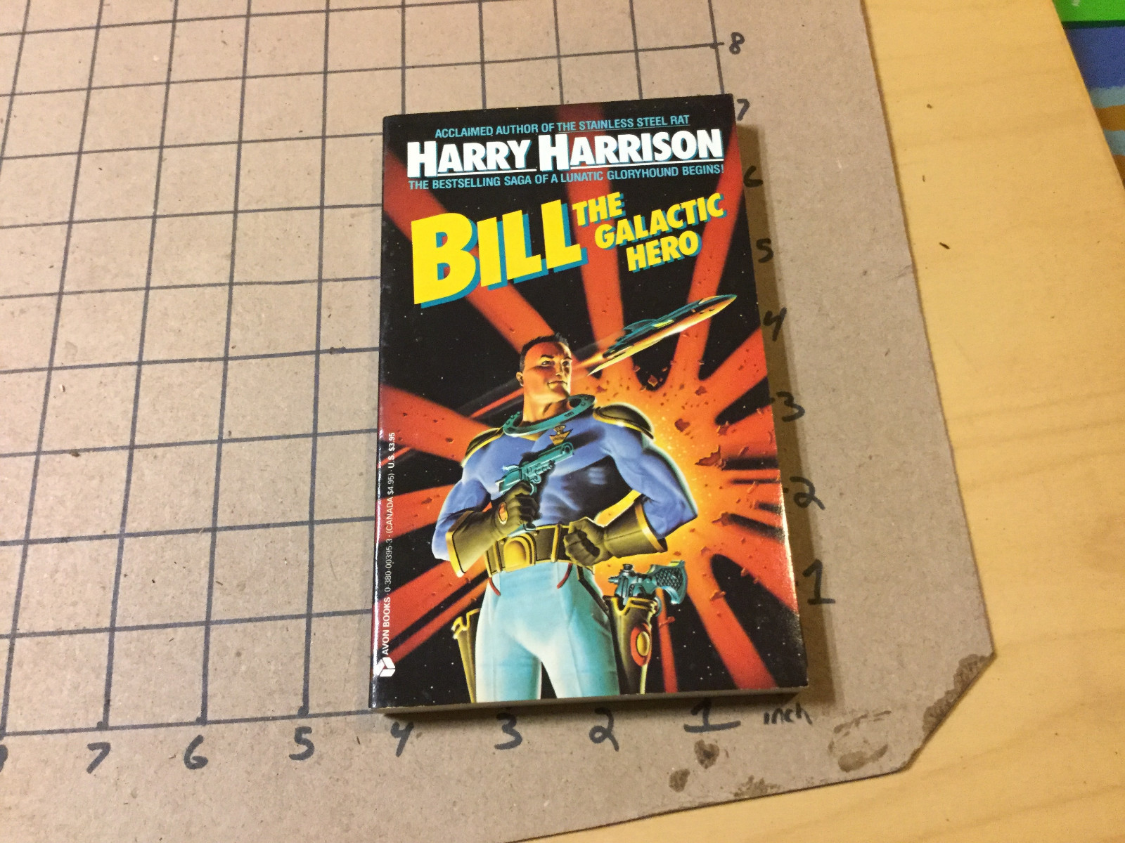 UNREAD tight bk: Avon - BILL the GALACTIC HERO harrison '79 light edge ...