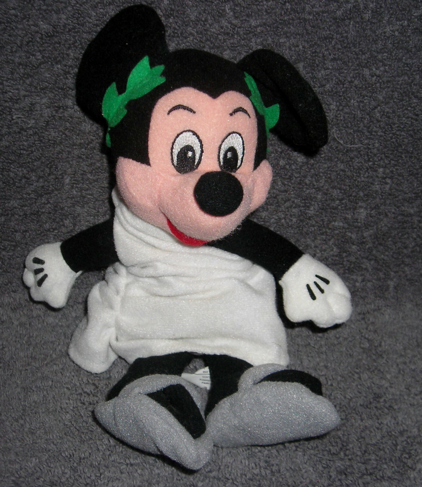 DISNEY TOGA MICKEY MOUSE 8" PLUSH BEAN BAG TOY | eBay