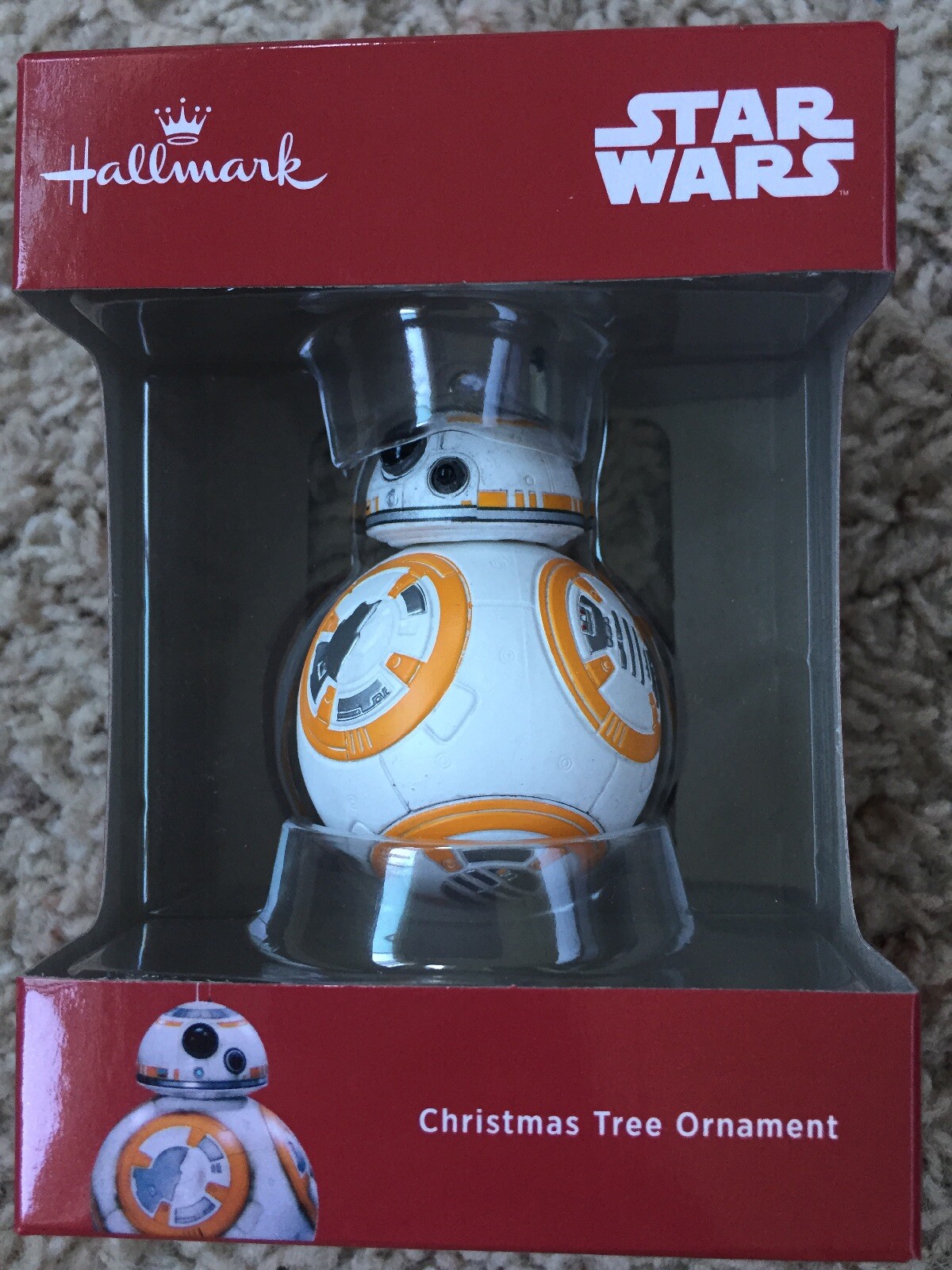 Disney Star Wars BB-8 Hallmark Christmas Ornament Box 2018 NEW NIB BB8 ...
