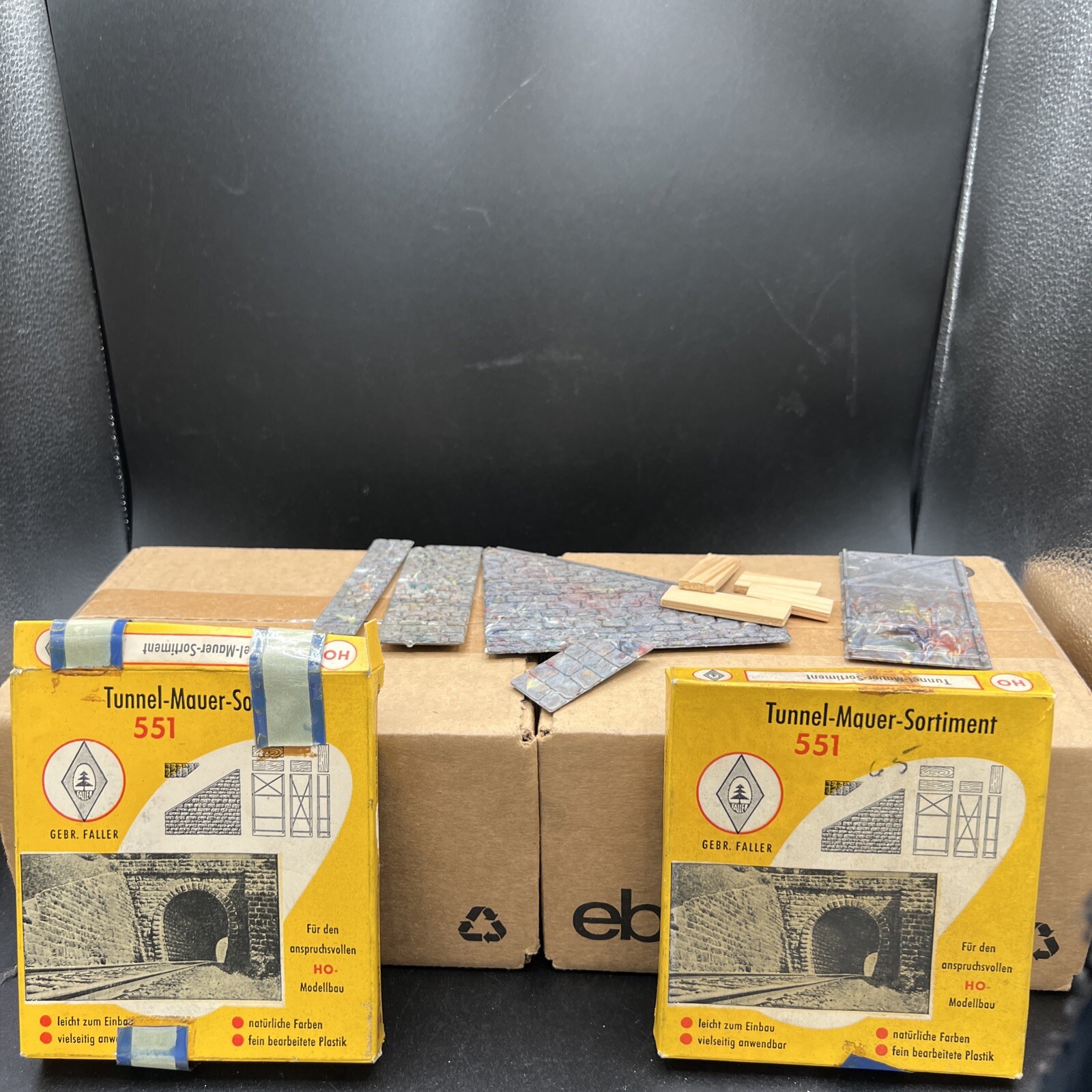 LOT OF 2 READ Vintage Faller HO Scale Tunnel Kits #551 | eBay