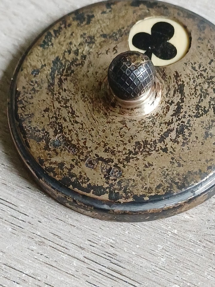 Vintage Silver No Trumps Card Marker | eBay UK