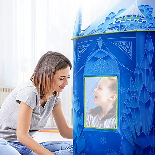 Princess Play Tent for Girls, Ice Castle Kids Tent Indoor and Blue ...