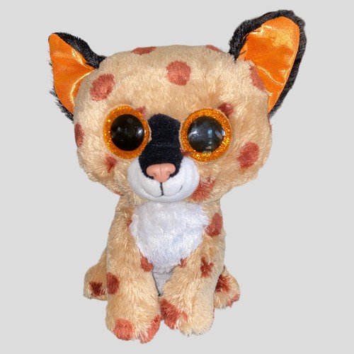Ty Beanie Boos Buckwheat Lynx Cat Plush Toy Stuffed Animal Glitter Eyes ...