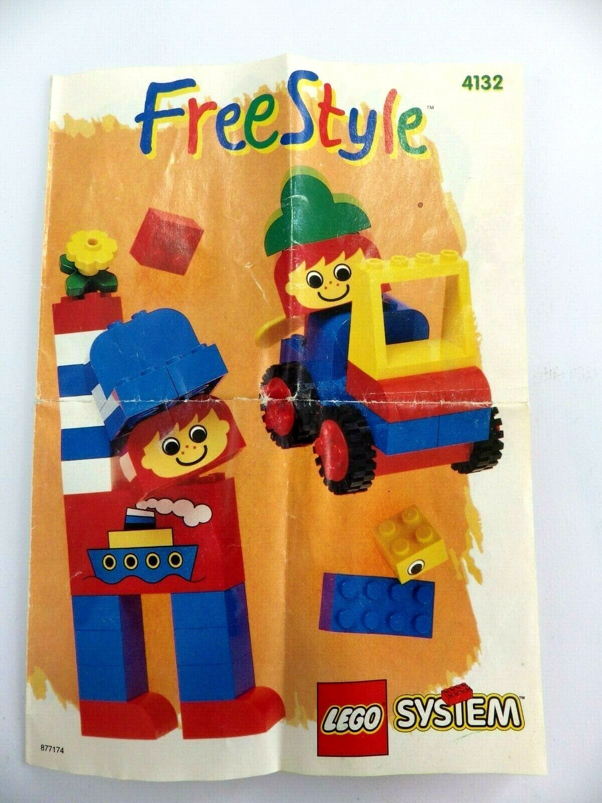 Lego System Instruction Manual Assembly Ref: 4132 Free Style | eBay