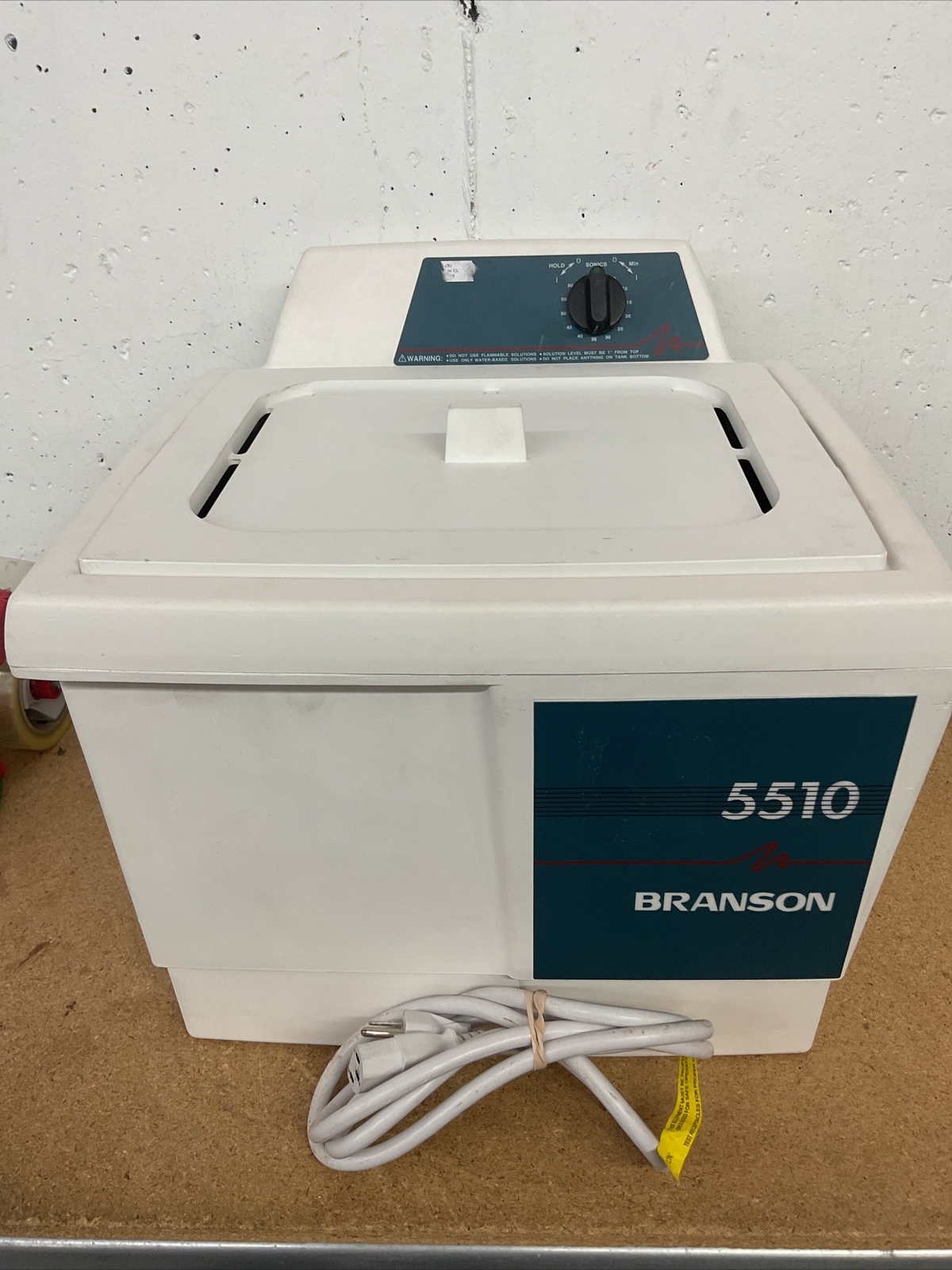 BRANSON 5510 Bransonic Ultrasonic Cleaner With Lid for sale online | eBay