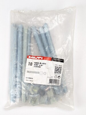 Hilti HAS-B-105 Anchor Rod 5/8 x 8 , 10 Pcs. 2197969 | eBay