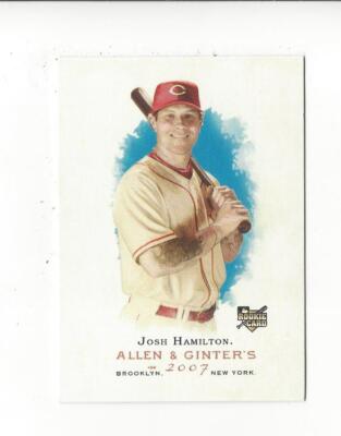 2007 Topps Allen and Ginter #4 Josh Hamilton Rookie Reds Rangers | eBay