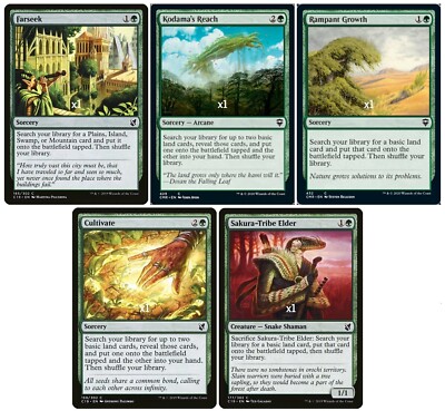MTG Green Commander Deck Ramp Staples Bundle (5 Cards) MINT | eBay