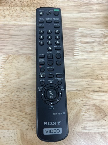 Sony Video RMT-V306 OEM Remote Control For TV/VCR SLV-N51 SLV-N55 SLV ...