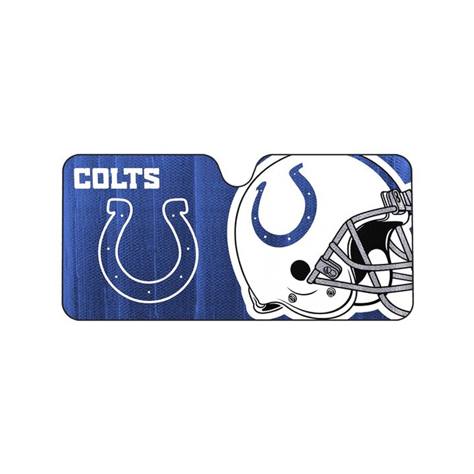 NEW NFL INDIANAPOLIS COLTS 2PC Seat Covers & Windshield Folding Sun ...