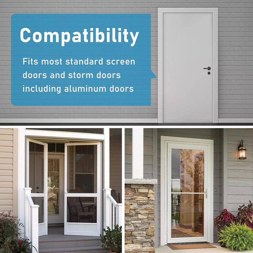 Storm Door Hinges Fits for Larson Screen Door Hinges, Extruded Aluminum ...